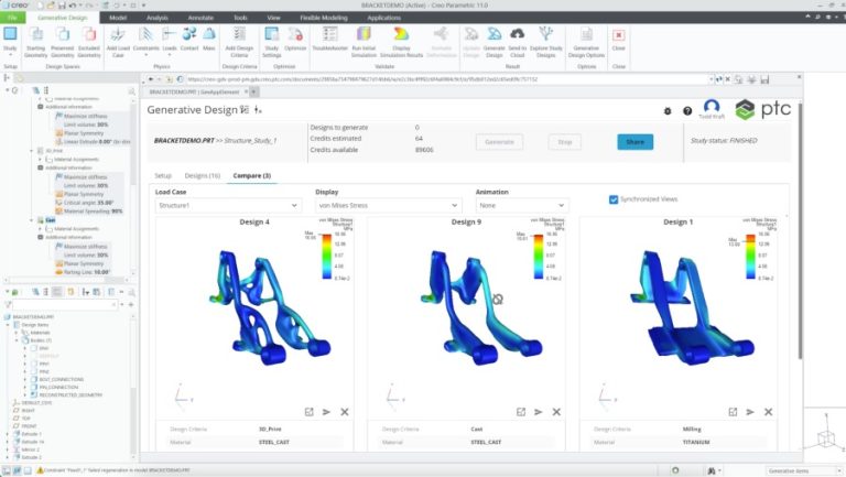 Creo Generative Design - Phần mềm PTC Creo (ProE) bản quyền