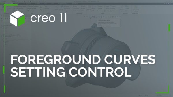 Điều khiển cài đặt đường cong nền trước | Creo 11